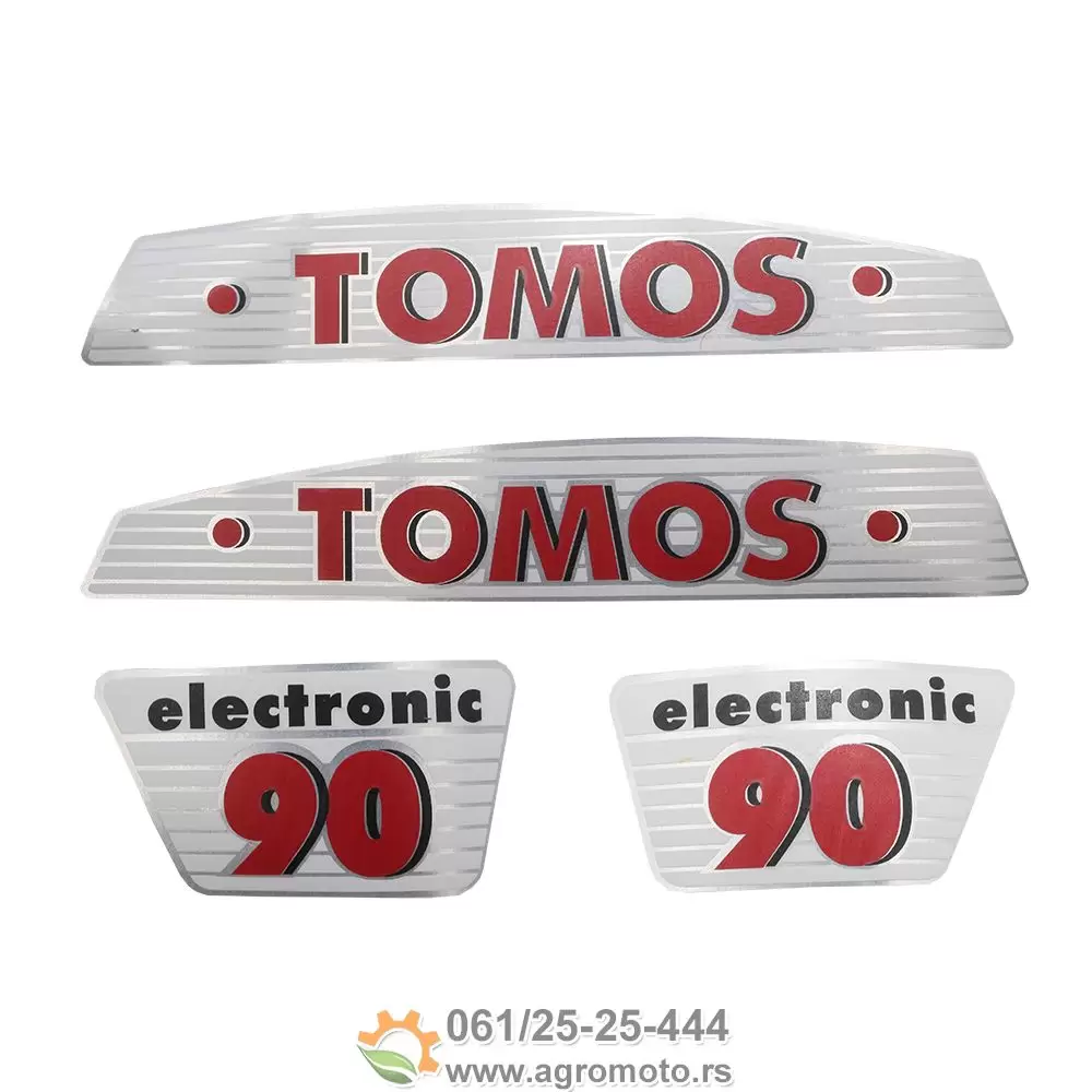 Nalepnice Tomos Electronic 90