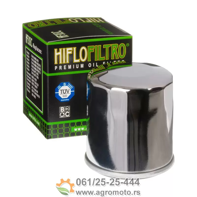Filter ulja HF303C hrom HifloFiltro