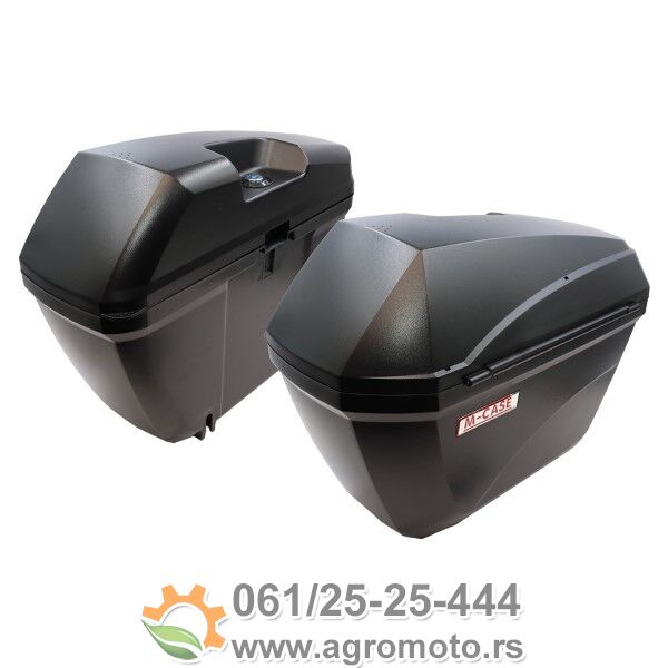 Bočni koferi (bisage) za motor M-CASE 23L (37x23x47,5)