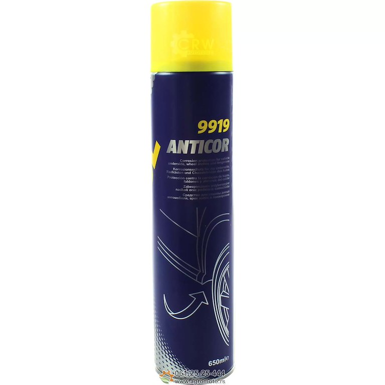 Anticor MANNOL zaštita šasije i metala u spreju 9919 650 ml