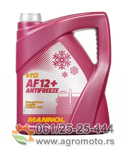 Antifriz MANNOL Longlife Antifreeze AF12 + 100% 4112 5L