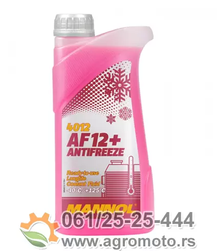 Antifriz MANNOL Longlife Antifreeze AF12+ -40°C 4012 1L