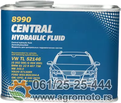 Hidraulična tečnost MANNOL Central Hydraulic Fluid 8990 1L