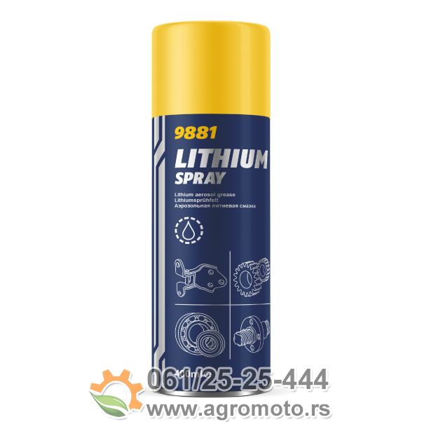 Litijum sprej MANNOL 9881 400 ml