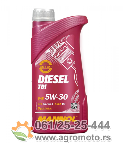 Motorno ulje Diesel TDI MANNOL 5W-30 7909 1L