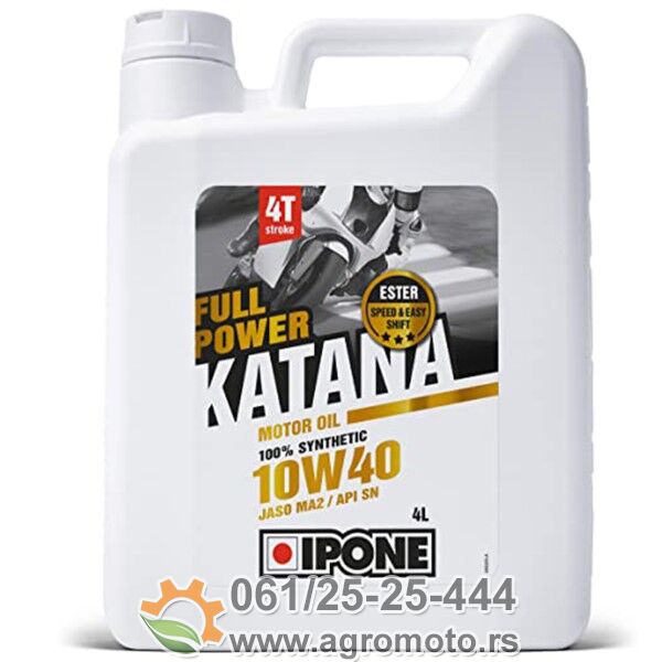 Motorno ulje IPONE Full Power Katana 10W-40 4T 4L