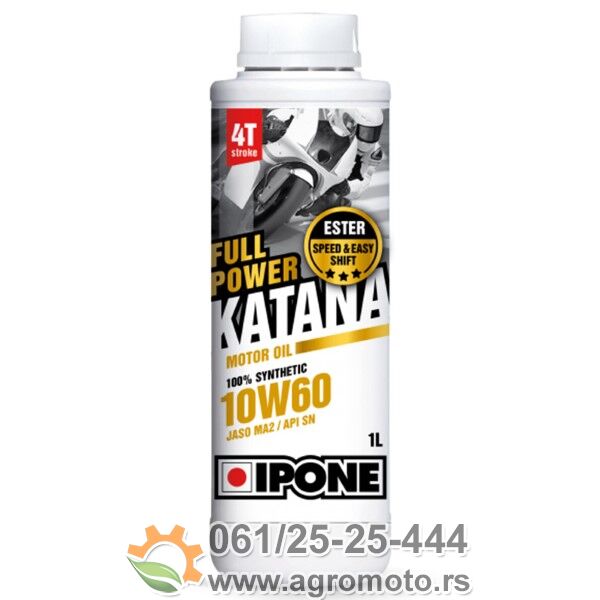 Motorno ulje IPONE Full Power Katana 10W-60 4T 1L