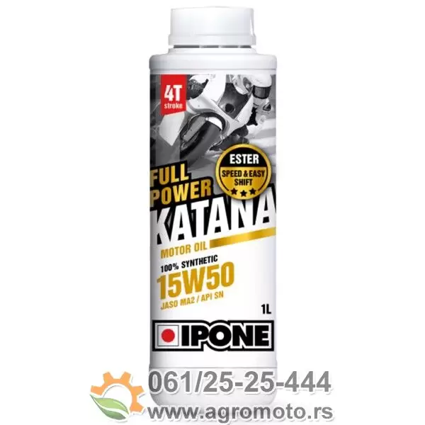 Motorno ulje IPONE Full Power Katana 15W-50 4T 1L