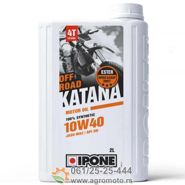 Motorno ulje IPONE Off Road Katana 10W-40 4T 2L