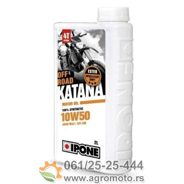 Motorno ulje IPONE Off Road Katana 10W-50 4T 2L