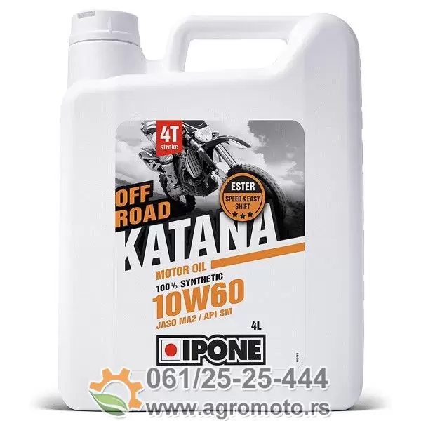 Motorno ulje IPONE Off Road Katana 10W-60 4T 4L