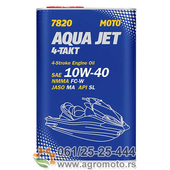 Motorno ulje MANNOL Aqua Jet 4-Takt za vodene skutere 7820 1L