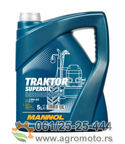 Motorno ulje MANNOL Traktor Superoil 15W-40 7406 5L