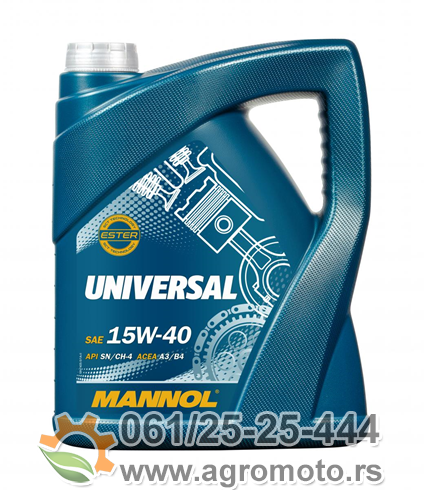 Motorno ulje MANNOL Universal 15W-40 7405 5L