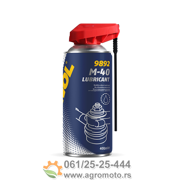 Sprej odvijač MANNOL M-40 Lubricant Smart 9892 400 ml