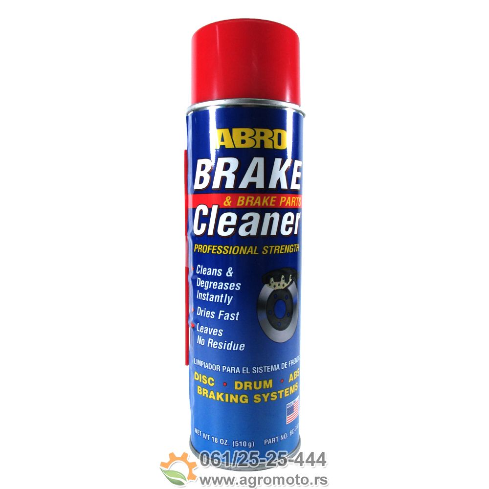 Sprej za cišcenje kočnica ABRO Brake Cleaner 512 gr