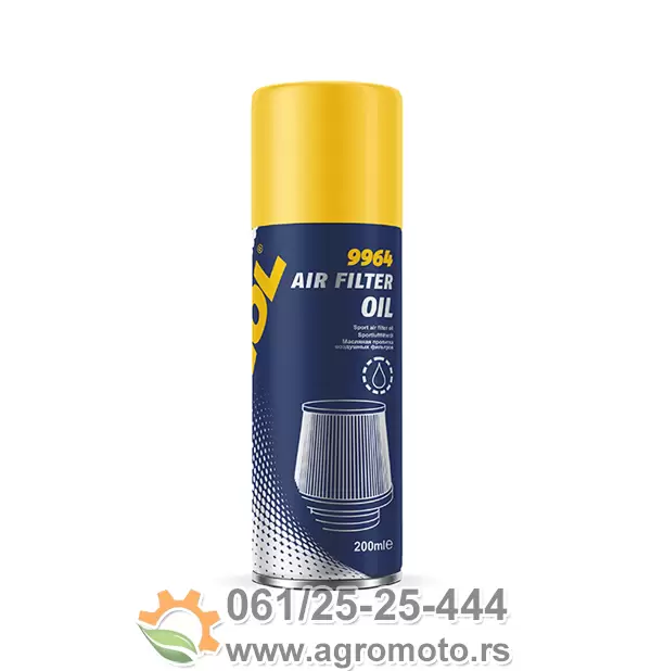 Sprej za čišcenje vazdušnog filtera MANNOL Oil Air Filter 9964 200 ml