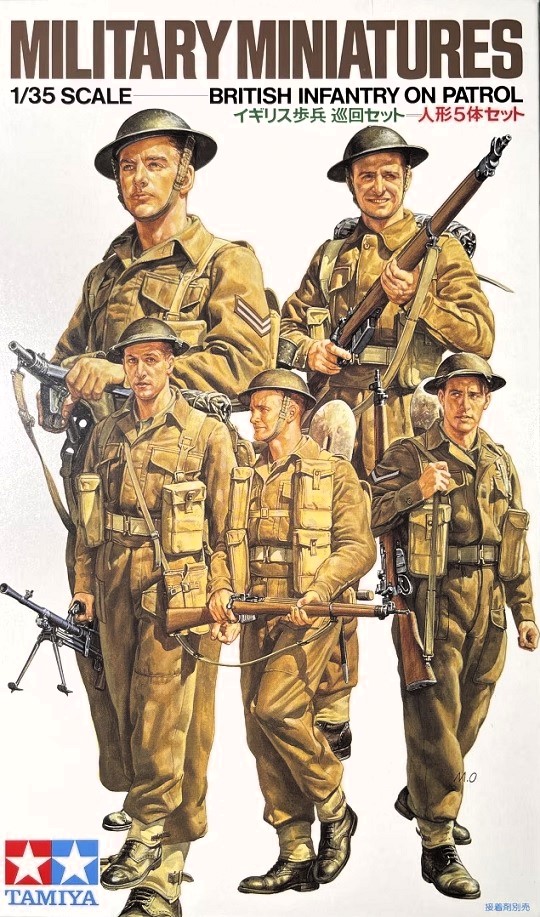 TAMIYA 1/35 British Infantry On Patrol