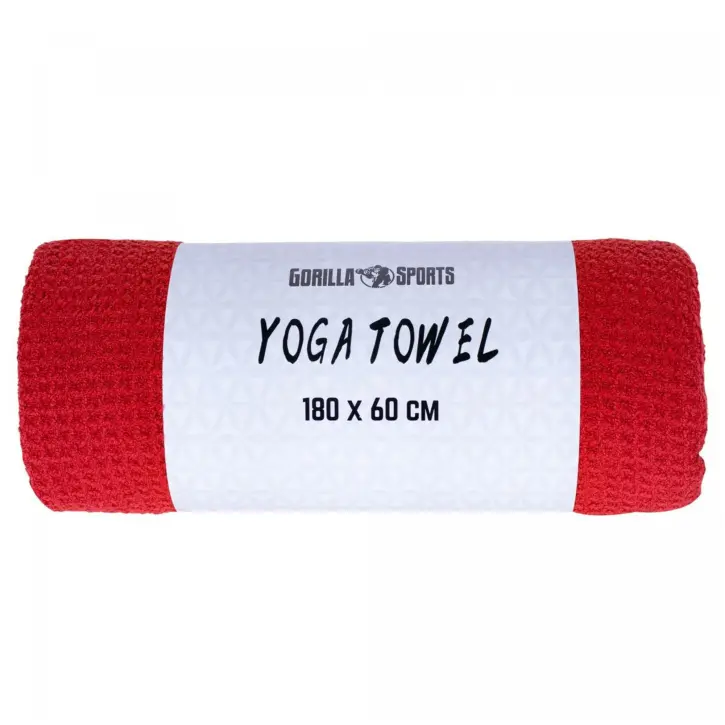 GORILLA SPORTS Peškir za jogu crveni
Uz ovaj peškir za jogu marke Gorilla Sports moći ćete potpuno da se opustite tokom treninga