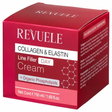 Dnevna krema za korekciju bora REVUELE Bioactive Collagen & Elastin 50ml