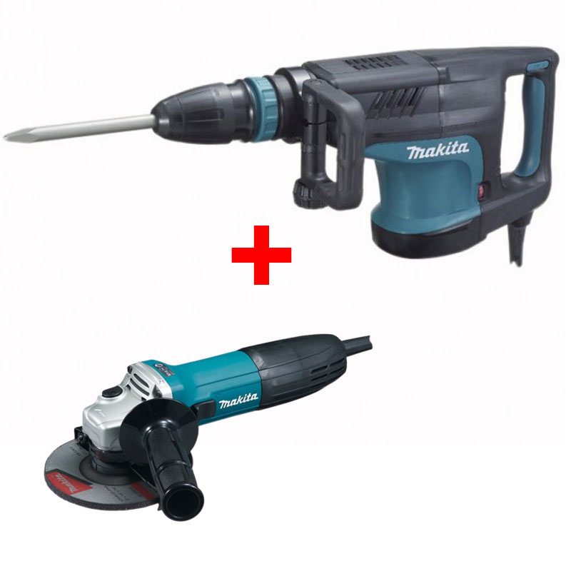 MAKITA – Štemarica HM1203C + Ugaona brusilica GA5030