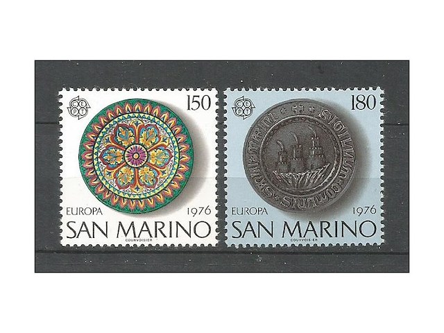 San Marino 1976. EVROPA CEPT cista serija