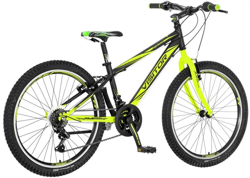 BICIK MTB VISITOR FOX 24 ZELENO CRNO SIVO 24"