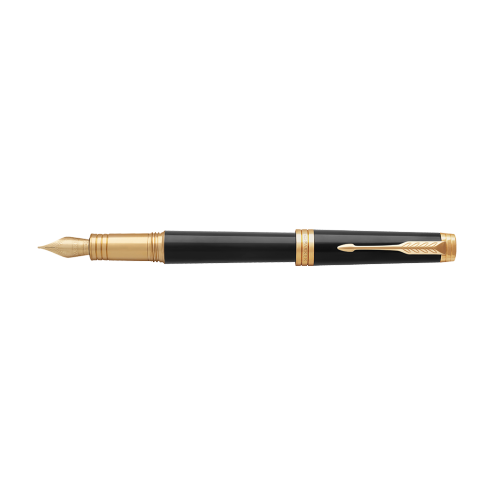 Naliv pero Parker Royal Premier Black Lacq GT M