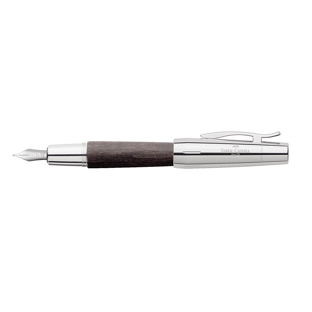 Naliv pero Faber Castell E-motion Dark Brown Wood M