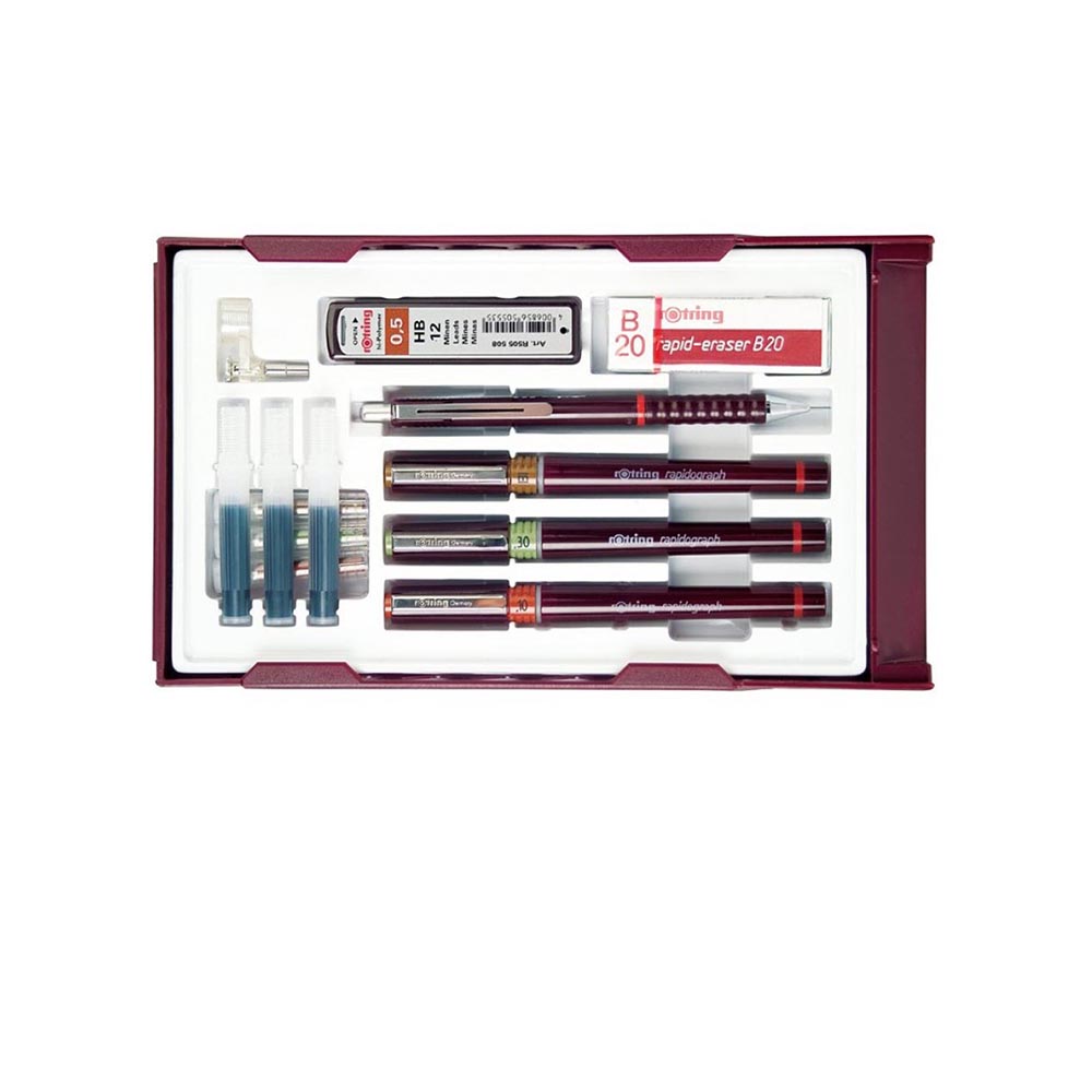 Rapidograf Rotring Junior set 0.2-0.4-0.6