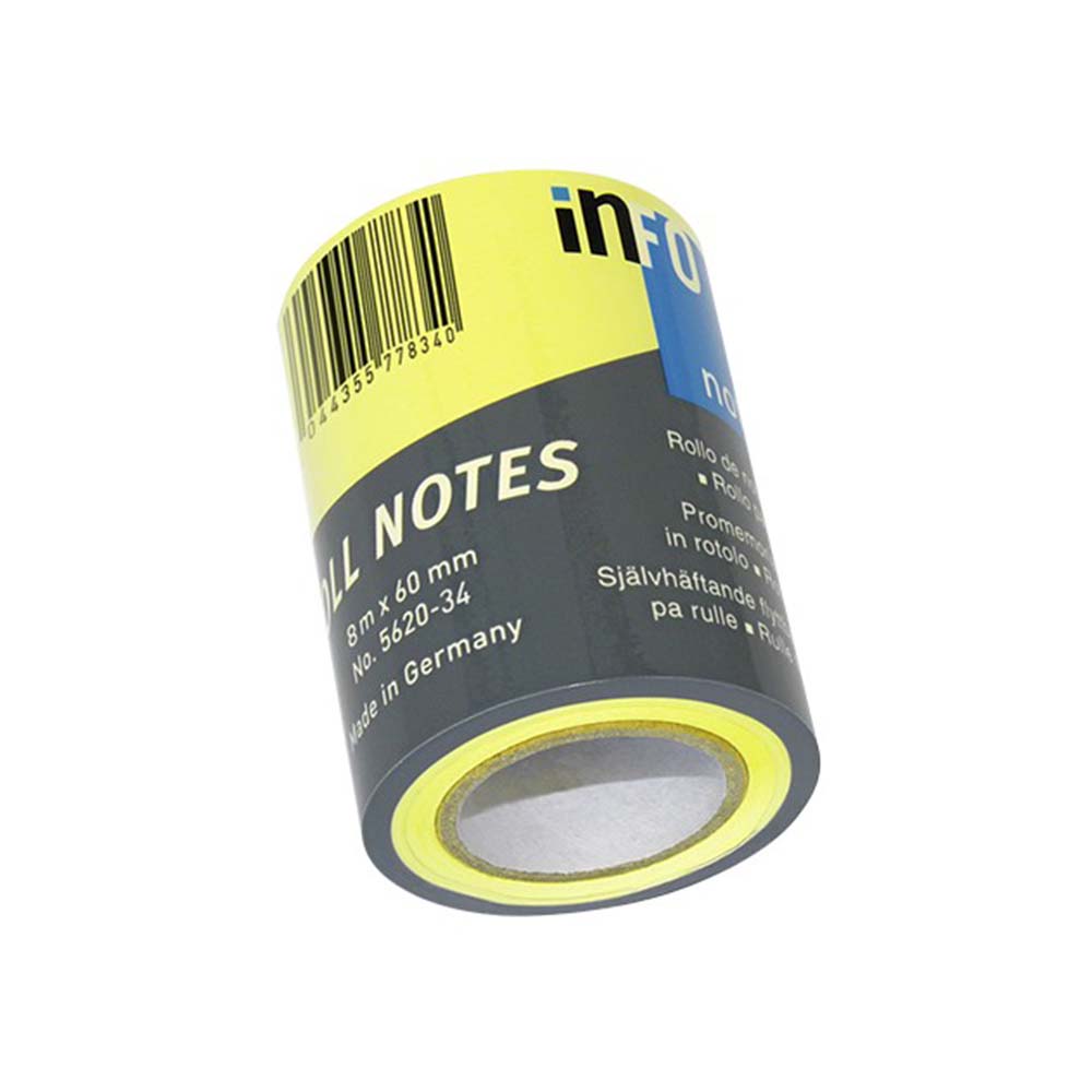 Info roll refil Info Notes 60mmx8m neon