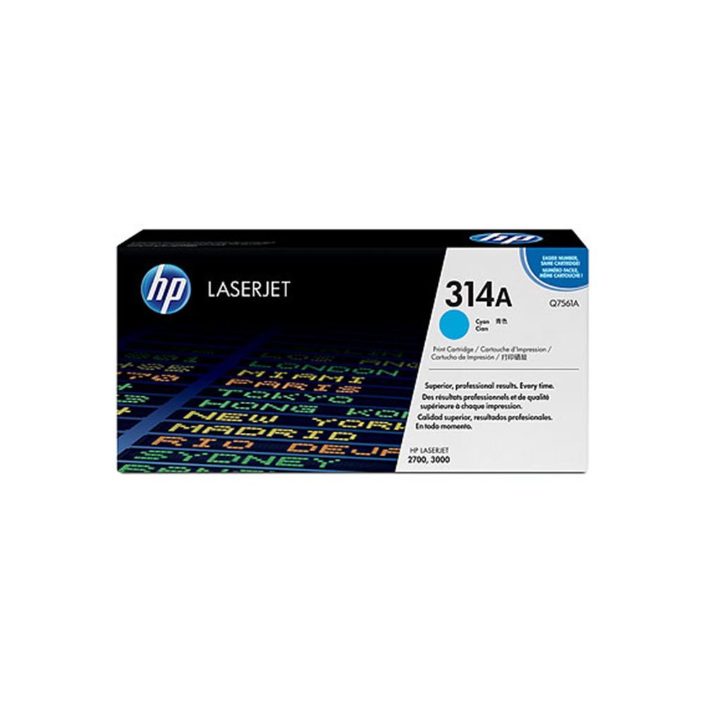 Toner HP Color Laser Jet 314A, Q7561A CY - cyan