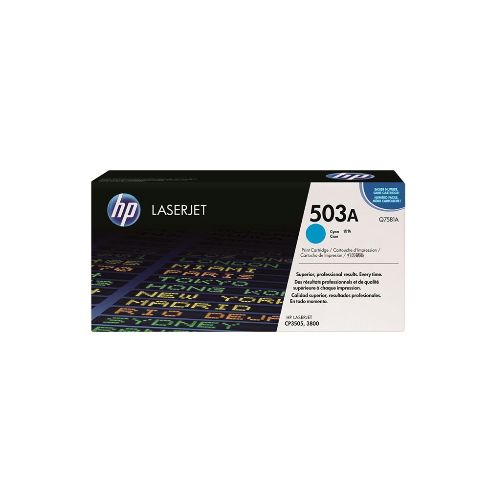 Toner HP Color Laser Jet 503A, Q7581A CY - cyan