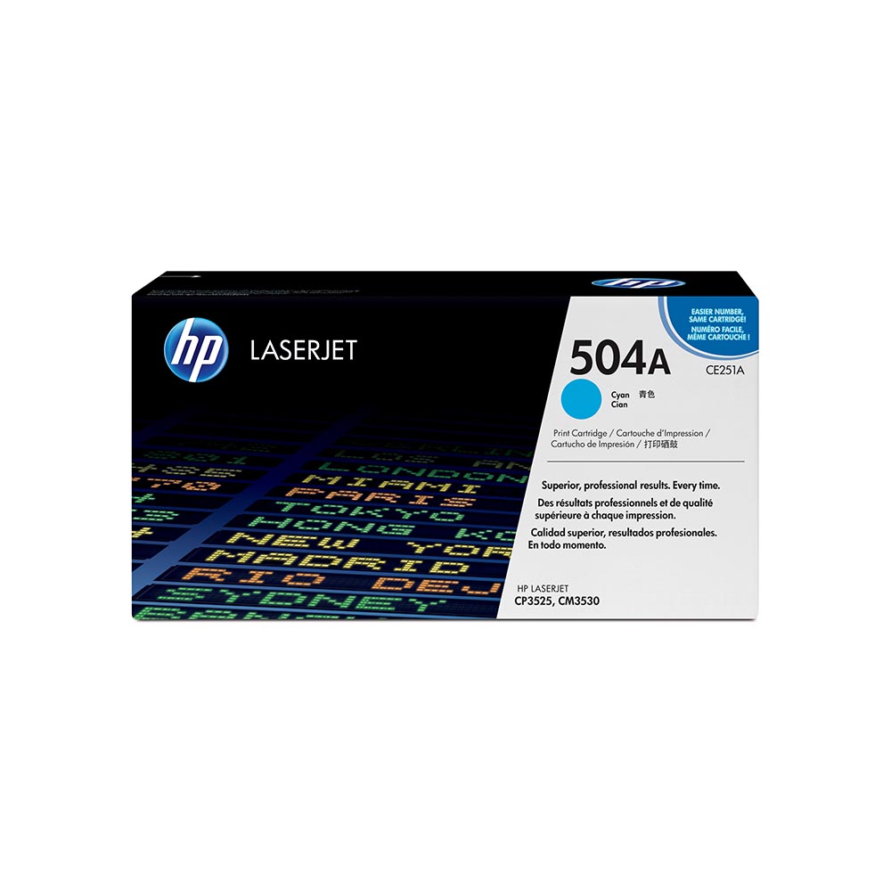 Toner HP Laser Jet 504A, CE251A CY - cyan