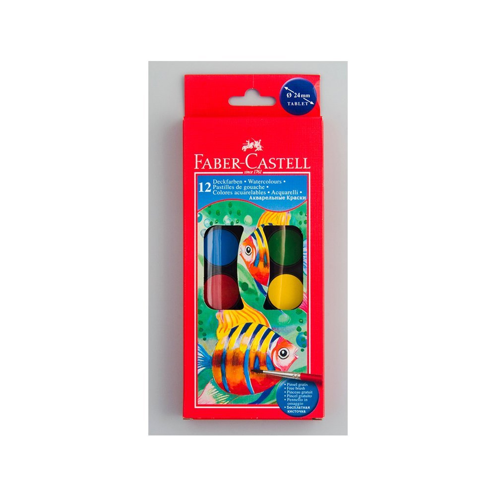 Vodene boje Faber Castell manje 1/12 125011