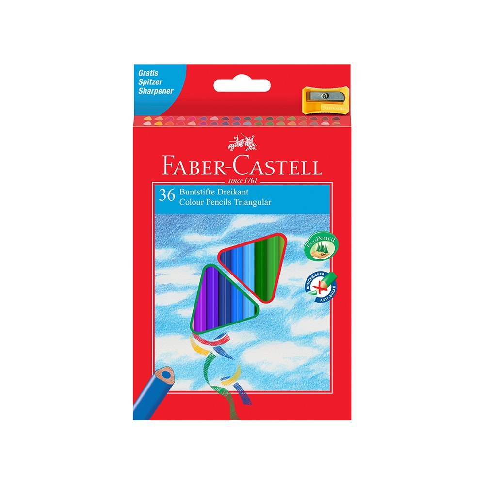 Drvene bojice Faber Castell ECO Triangular 1/36