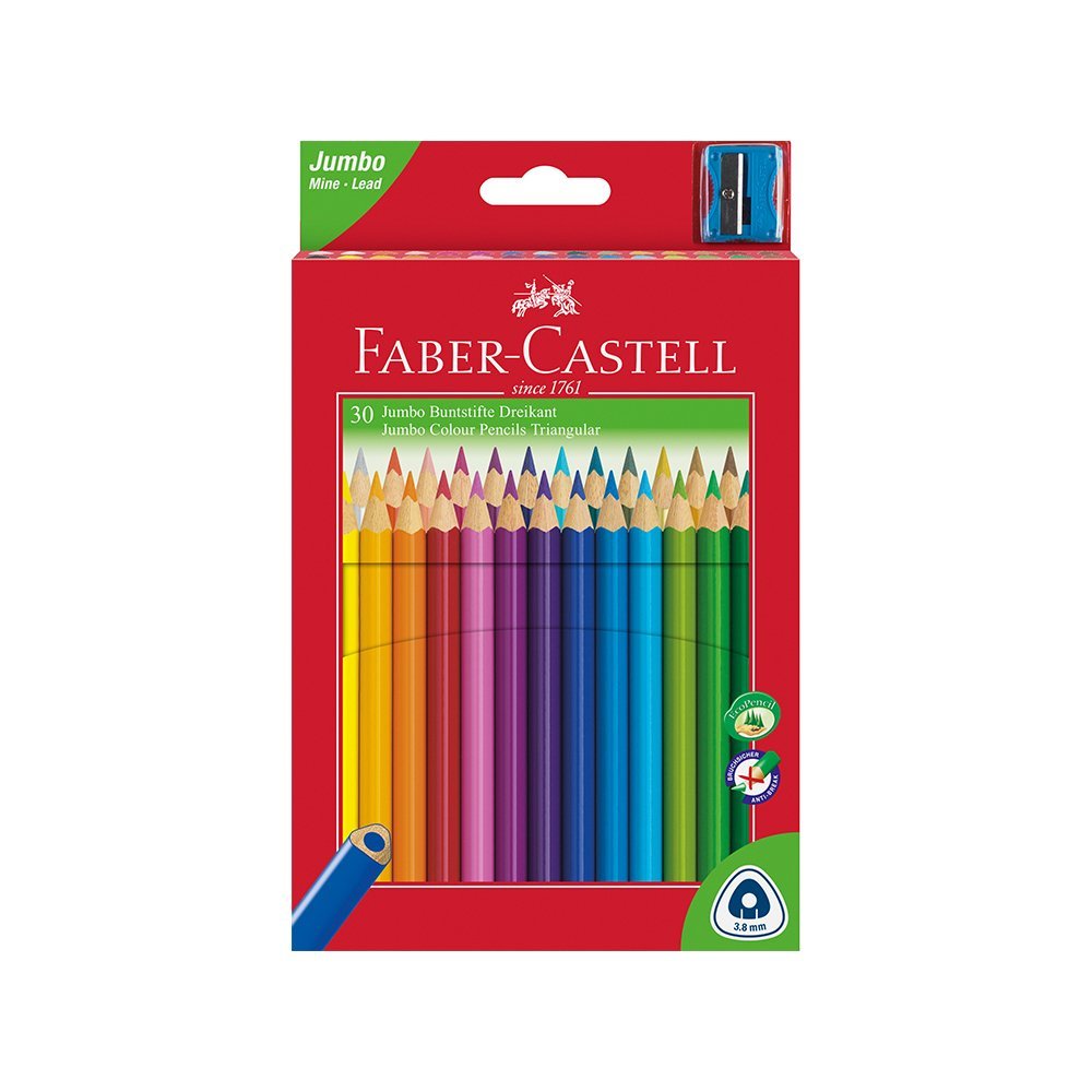 Drvene bojice Faber Castell Triangular Jumbo 1/30