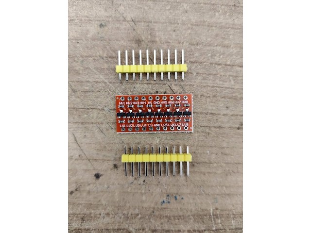 8 kanala level shifter convertor za Arduino, i2c, RS232