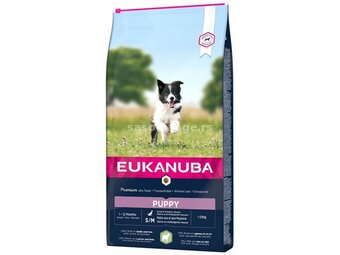 Eukanuba hrana za pse Puppy Small/Medium Breeds Lamb&amp;Rice 2.5kg