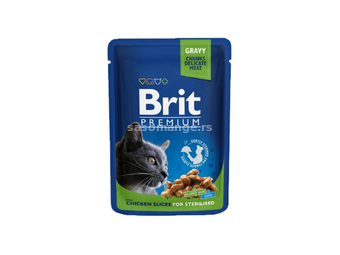 Brit Premium sosic za sterilisane macke - piletina 100g