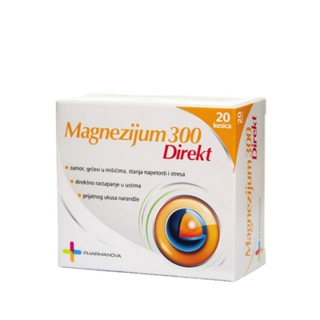 Magnezijum kesice direct 20x300mg