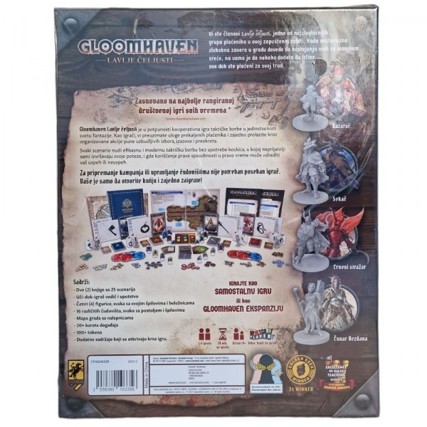 Gloomhaven - Lavlje čeljusti društvena igra