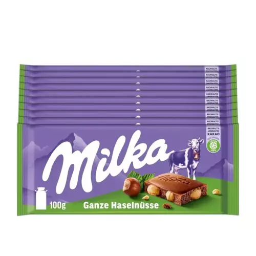 Milka Wholenuts čokolada 10X100g