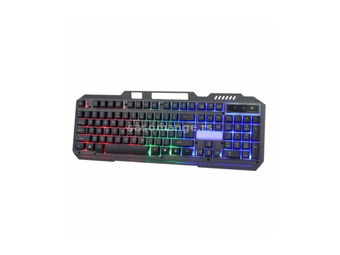 Tastatura Omega VGK100B metal led crna