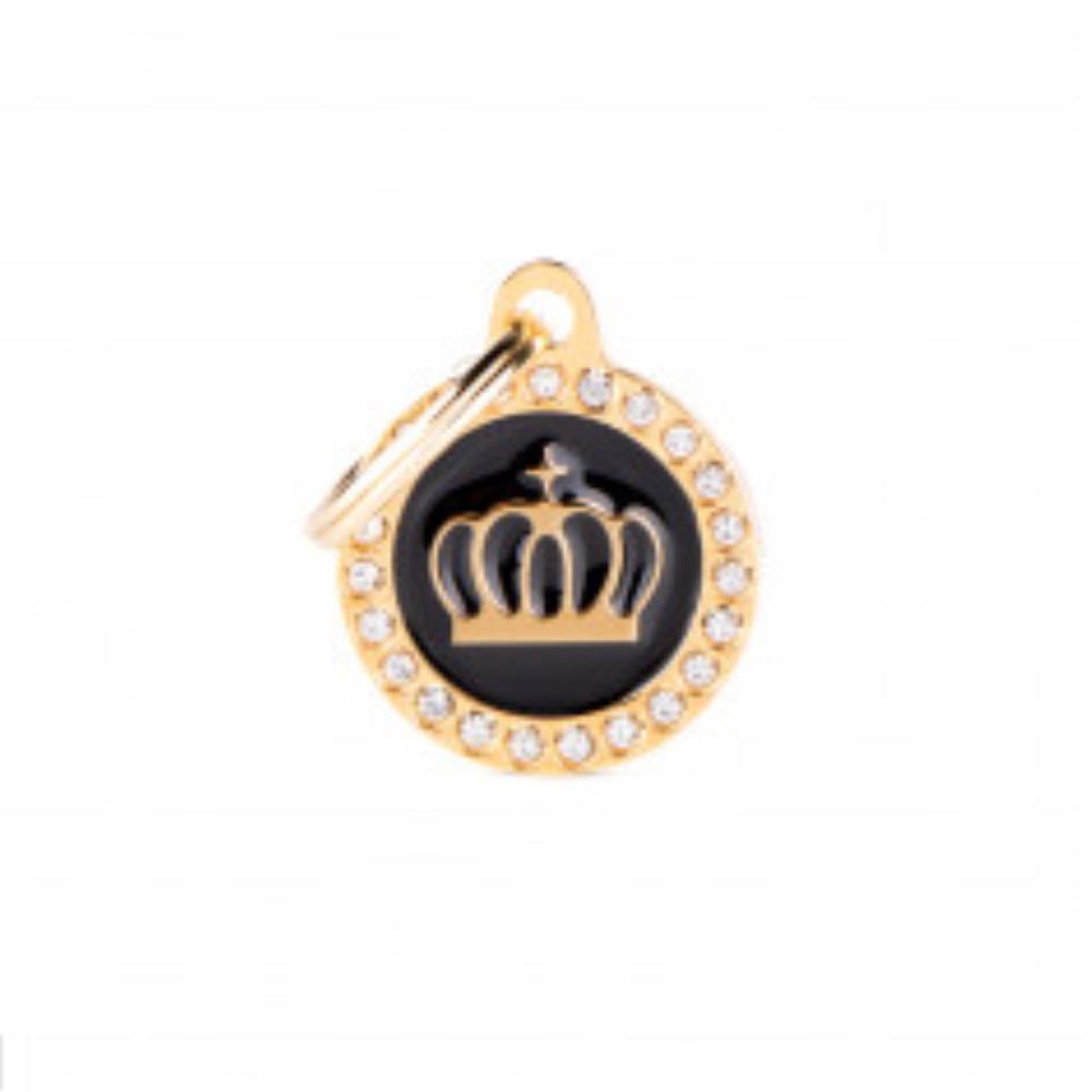 SMALL BLACK CIRCLE CROWN GLAM