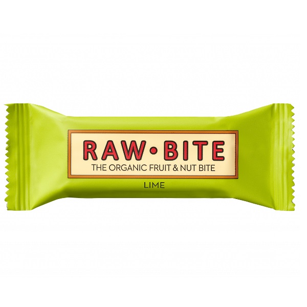 Raw Bite voćni energetski bar organski - limeta 50g