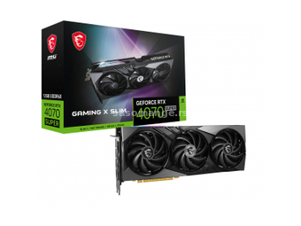 MSI GeForce RTX4070 SUPER 12G GAMING X SLIM grafička kartica 12GB GDDR6X 192bit