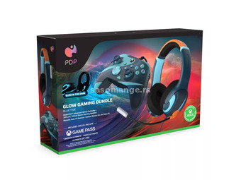 XBX Rematch Wired Controller + Airlite Wired Headset Bundle - Blue Tide