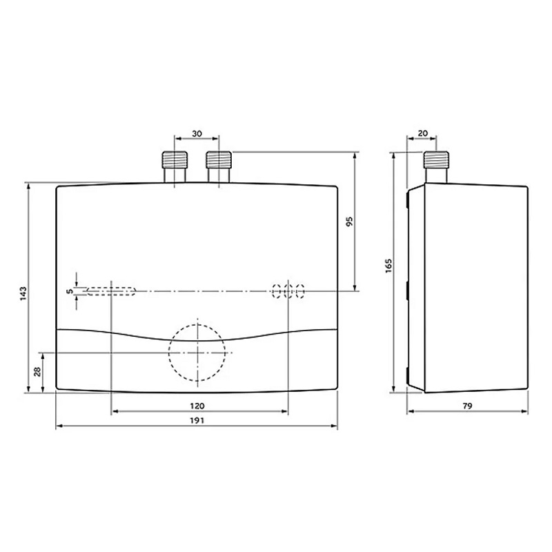 Vaillant protočni bojler miniVED H 3/3 N 0010044423