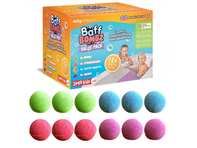 Bombe za kupanje-sapun sa bojom za kupanje dece u kadi